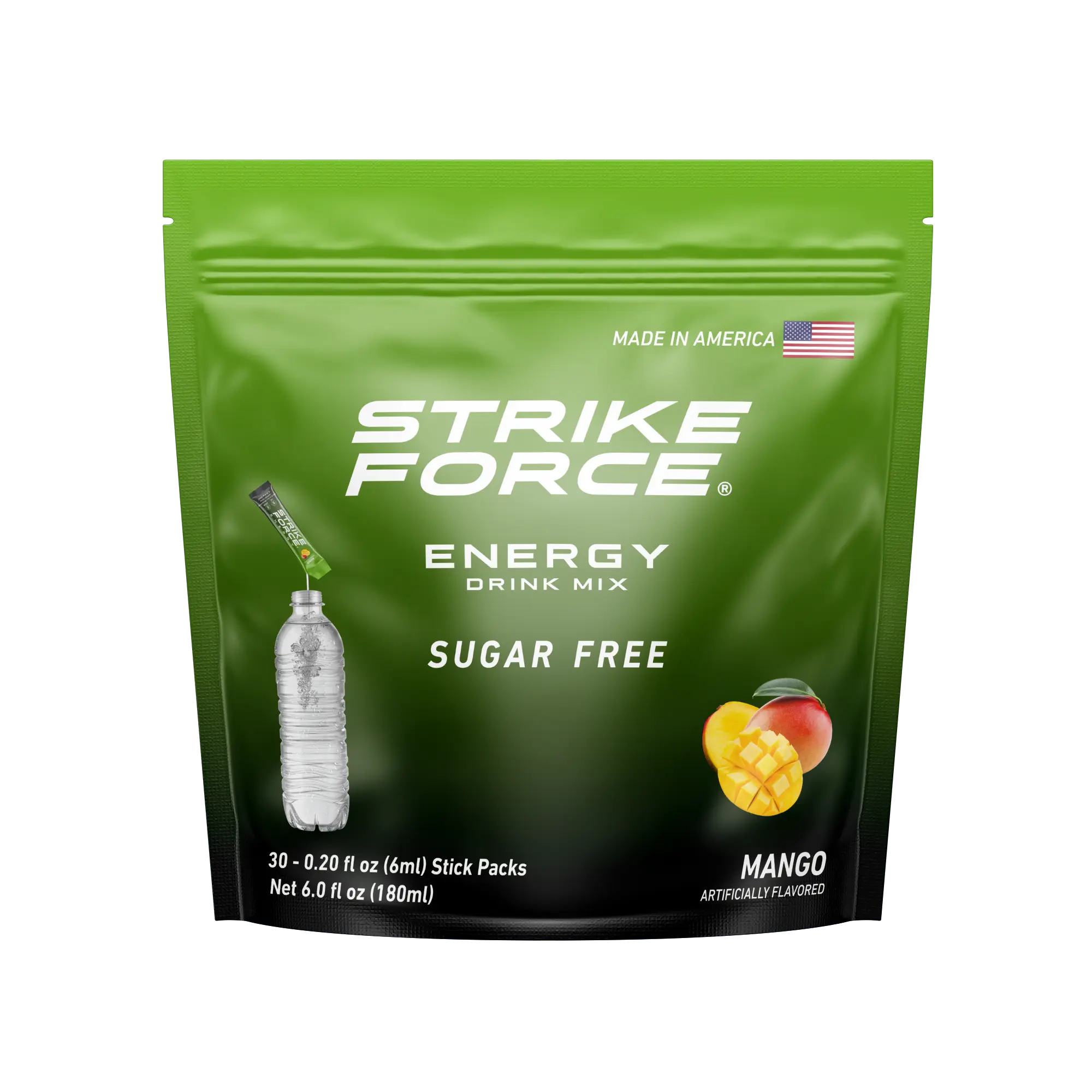 Strike Force Energy Mango - 30 Liquid Packs – Strike Force Beverage