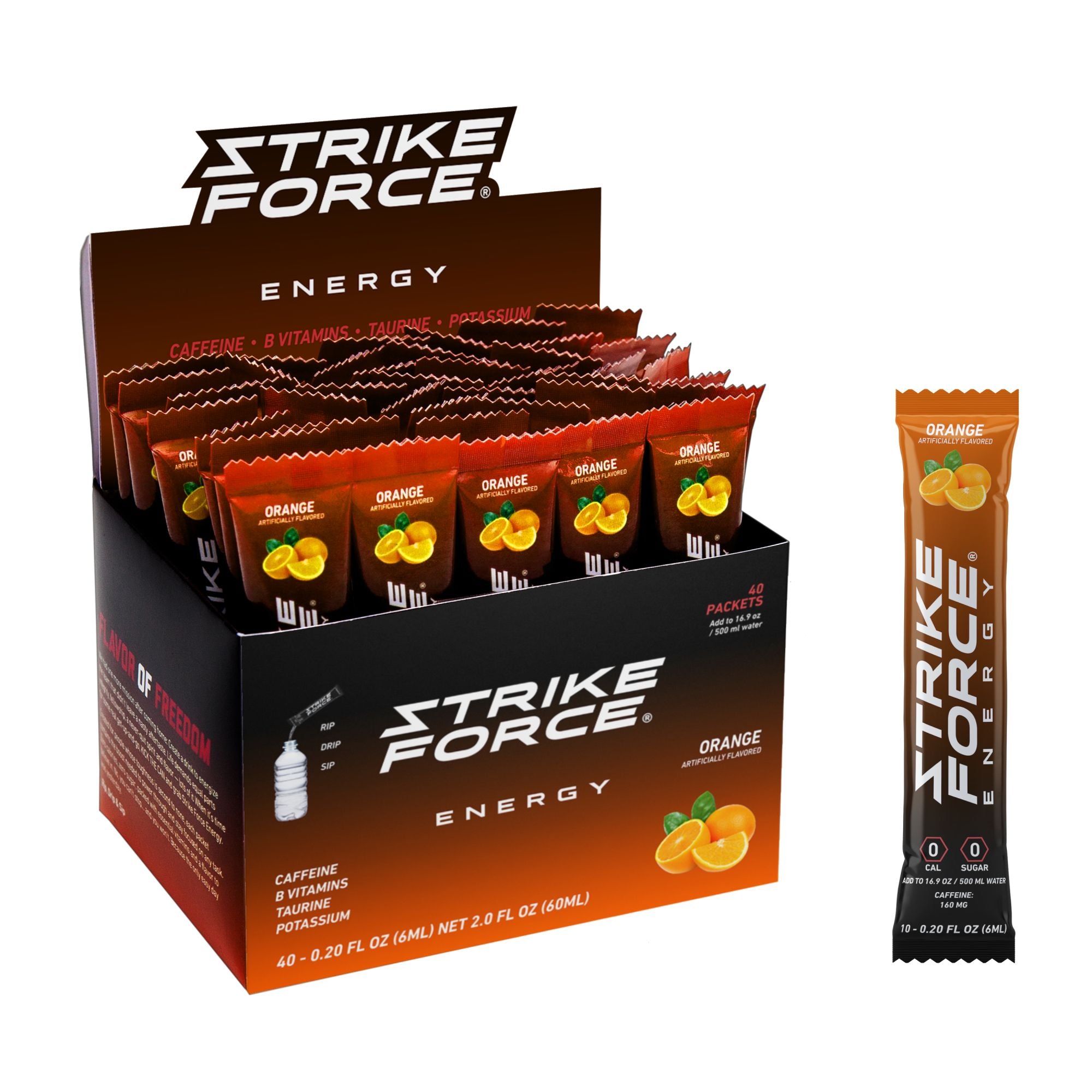 40 Count - Orange – Strike Force Beverage